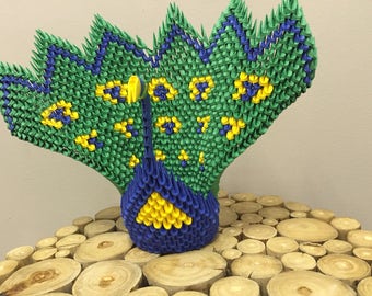 Origami peacock | Etsy