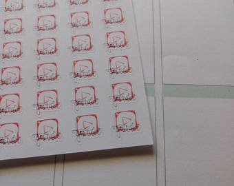 Youtube play button | Etsy