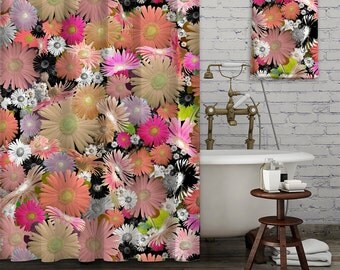 Floral bath towels | Etsy