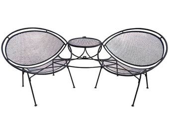 Wrought iron chairs | Etsy