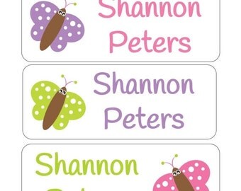 Butterfly name tags | Etsy