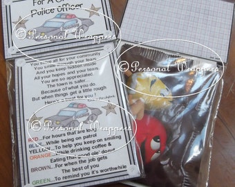 Police officer candy | Etsy