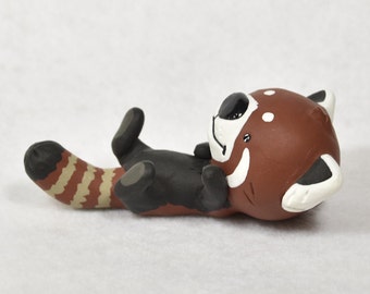 Red panda sculpture | Etsy