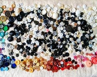 Vintage button art | Etsy