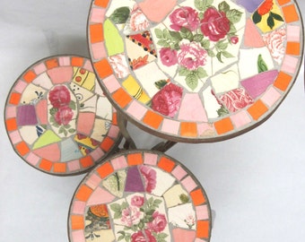 Mosaic flower pot | Etsy