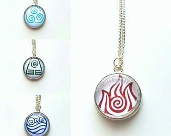 Fire nation necklace | Etsy