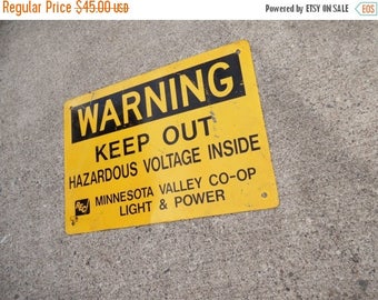 Vintage warning sign | Etsy