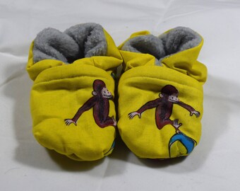 Curious george shoes | Etsy