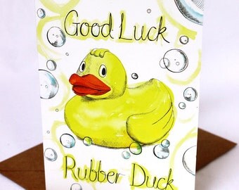Duck card | Etsy