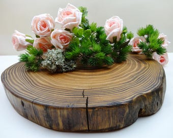 Log cake stand | Etsy