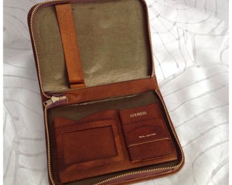 Leather writing case | Etsy