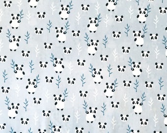 Bamboo print fabric | Etsy