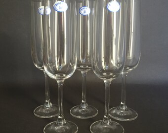 Crystal stemware | Etsy