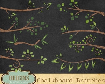 ON SALE Chalkboard Baby Zoo Animals Clipart by OriginsDigitalCurio