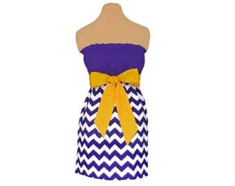 Lsu game day dress | Etsy