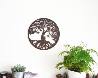 Wooden tree display | Etsy