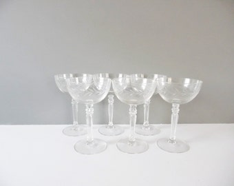 1950s stemware | Etsy