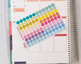 Hexagon stickers | Etsy