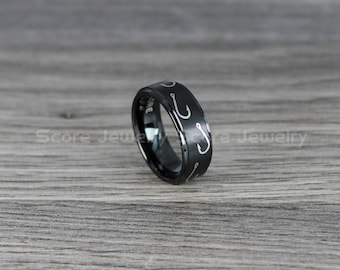 Fish hook ring | Etsy