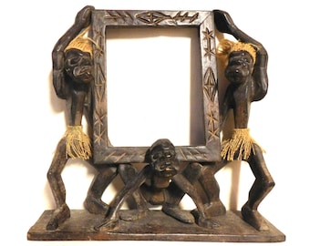 TIKI ROOM Digital Printable Collage Sheet Vintage Tiki