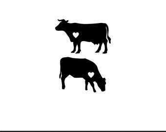 Pochoir vache | Etsy