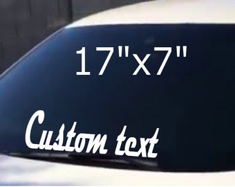 Windshield decal | Etsy