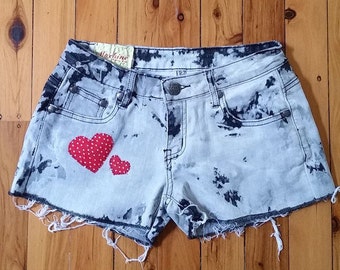 Custom denim shorts | Etsy