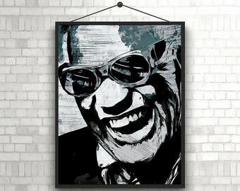 Ray charles | Etsy