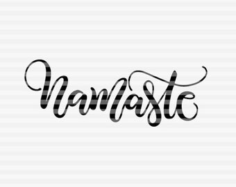 Namaste stencil | Etsy