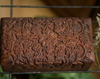 Antique wood box | Etsy