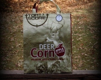 Deer corn feed bag | Etsy