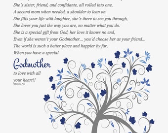 Goddaughter poem | Etsy