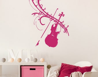 Violin decal | Etsy