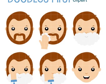 Beard clipart | Etsy