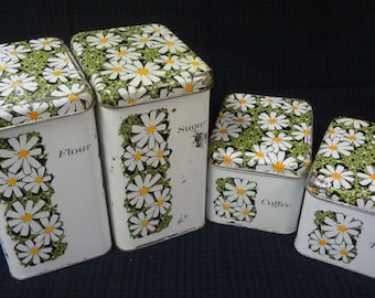 Vintage canister set | Etsy