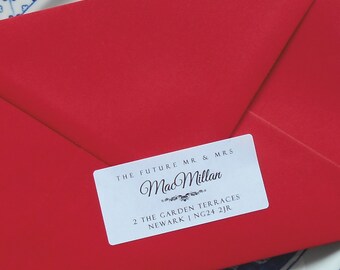 French Bee and Crown Seals or Custom Address Labels Set of 12