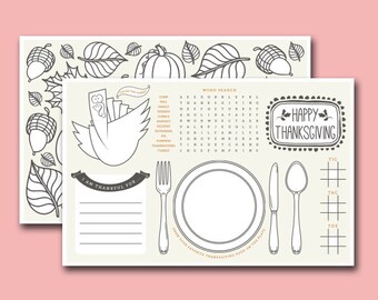 Thanksgiving dinner | Etsy