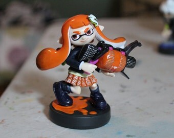 Custom Inkling Girl Splatoon Amiibo Complete Outfit Remodel