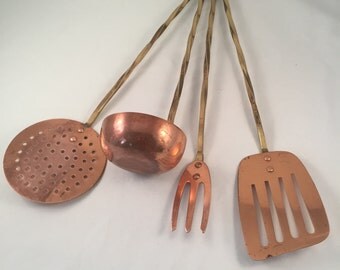 Copper utensils | Etsy