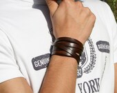 LeatherBraceletStore on Etsy