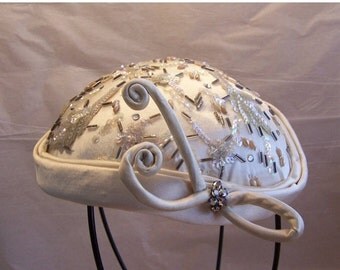 Vintage ivory hat | Etsy