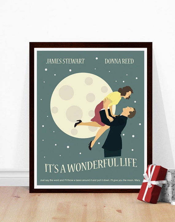 It's a Wonderful Life Poster Minimalist Movie Poster