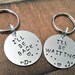 Set of 2Couples Key ChainsDistance KeychainsDeployment