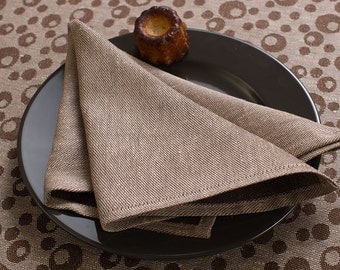 Light brown napkins | Etsy