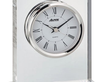 Crystal desk clock | Etsy