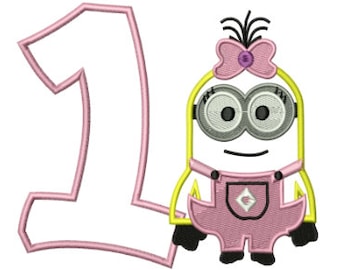 Minions numbers | Etsy