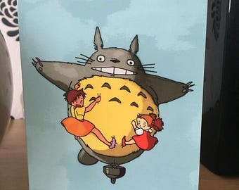 Totoro card | Etsy