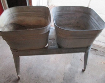 Antique wash tub | Etsy