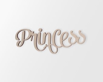 Word princess | Etsy