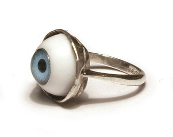 Evil eye ring | Etsy